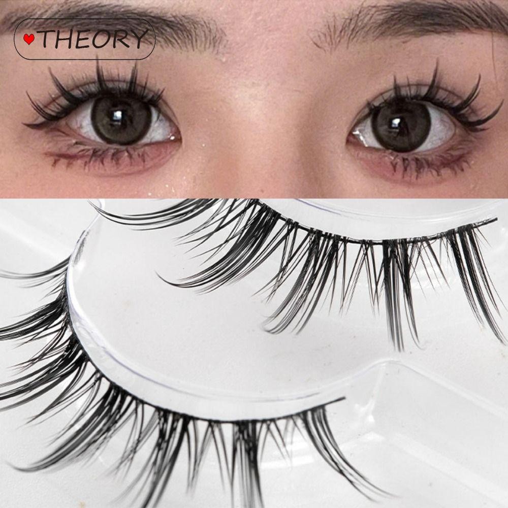 THEORY 8 คู่ Little Devil Full Strip Lashes, Curled หนาแน่นขนตาปลอม ...
