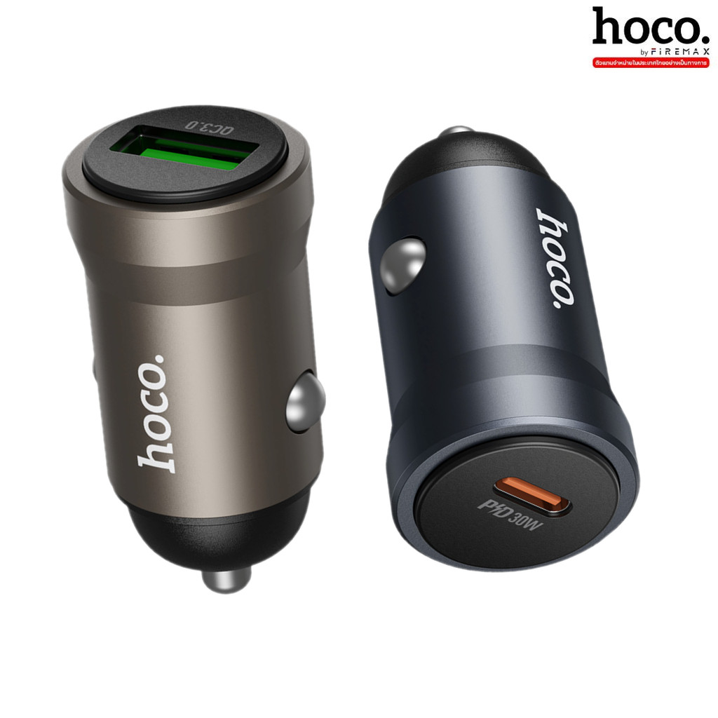 HOCO Z62 Z62A หัวชาร์จในรถ 1 พอร์ต รองรับชาร์จเร็ว PD30W / QC 3.0 แรง ...