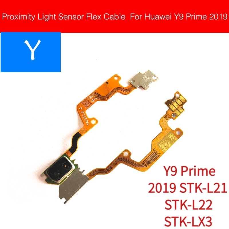 Light Proximity Sensor Flex Ribbon สําหรับ Huawei Y9 Prime 2019 STK-L21 STK-L22 STK-LX3 Light ...