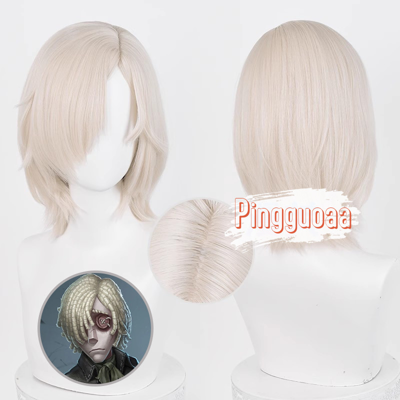 【Manmei】Identity V Grave Keeper Andrew Kreiss Cosplay Wig 35cm Short ...