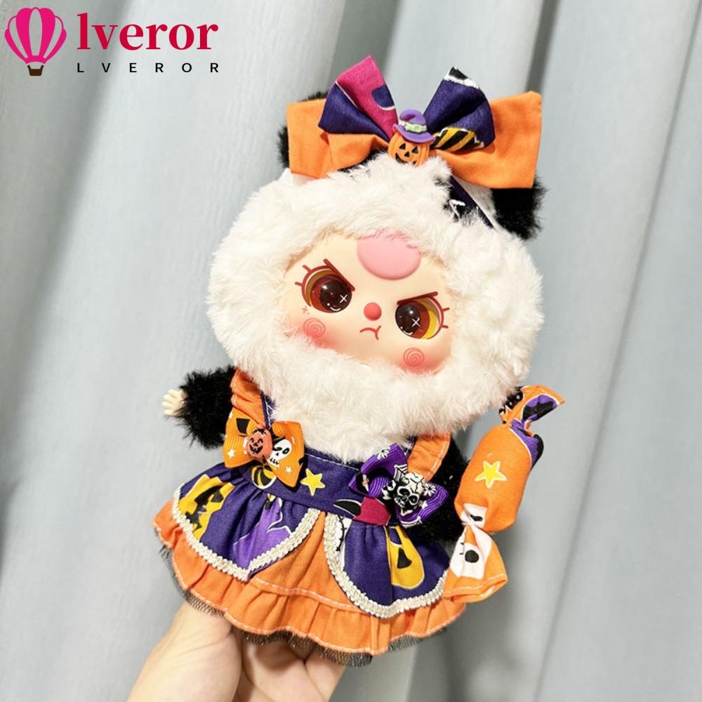 Lveror Labubu เสื้อผ้า, Handmade ฮาโลวีนเครื่องแต่งกายเด็กสามตุ๊กตาเสื้อผ้า, Candy DIY ตุ๊กตา ...