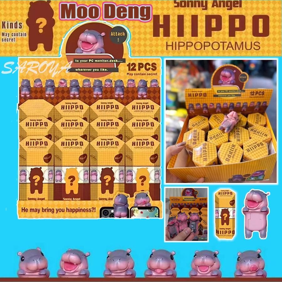 Sonny Angel Moo Deng Hippers กล่องตาบอด Mini รูป Sonny Angel HIPPO ...