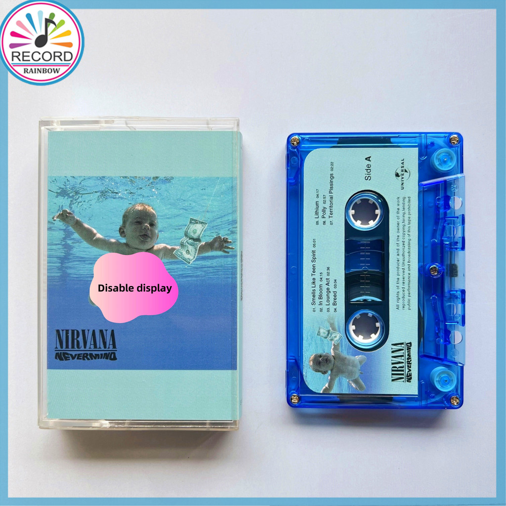 Nirvana Nevermind Cassette Tape Brand New [Sealed] Original | Shopee Thailand