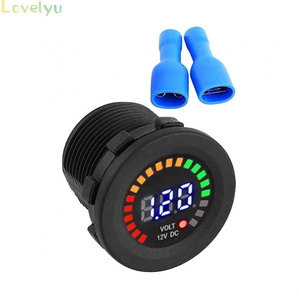 LED Voltage Meter Three-Digit Readout For Motorcycles Automotive ...