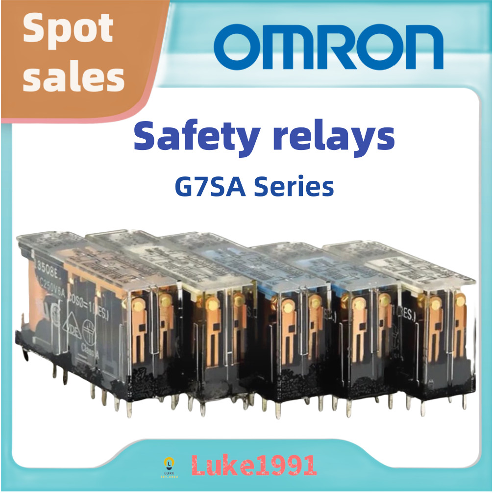 Omron รีเลย์ความปลอดภัย G7SA-2A2B 3A1B 4A2B 5A1B 3A3B DC24V | Shopee ...