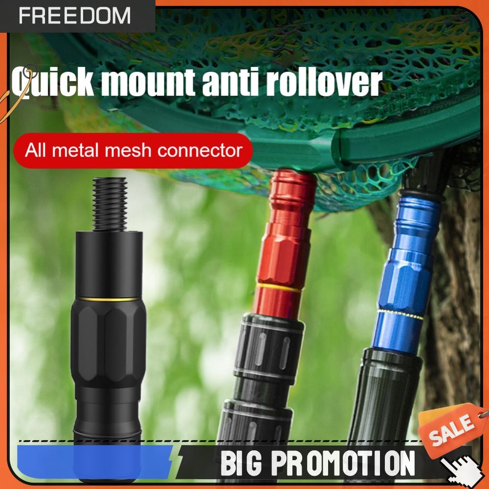 Fishing Landing Dip Net Connector Head Adapter Quick Release Dip Net ...