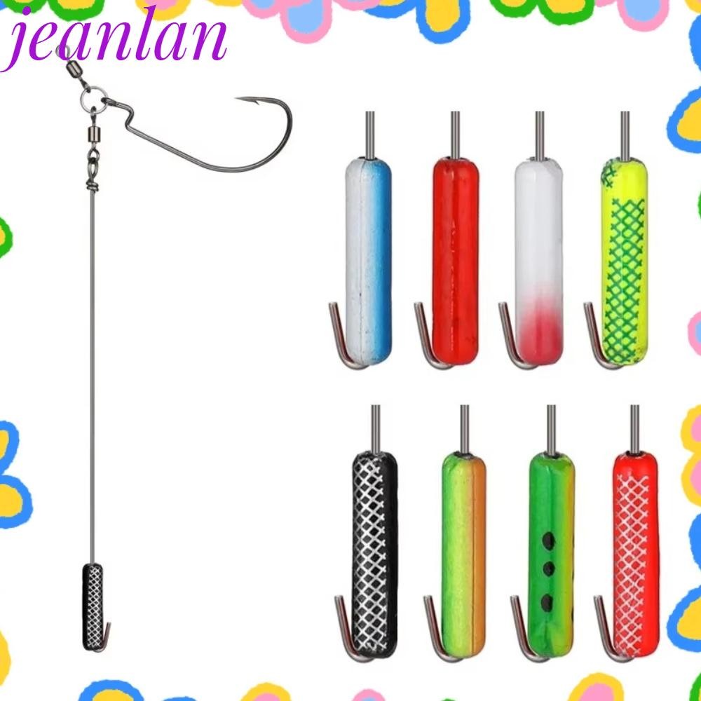 Jeanlan ตะขอตกปลา, ตกปลาติดลูกกลิ้งโลหะ Jig Crank Hook, 2025 Sinker ...