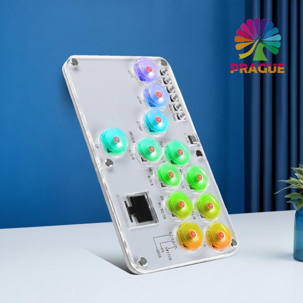 Arcade Fightstick 12Keys All-Button Stickless Arcade Stick สําหรับ PC ...