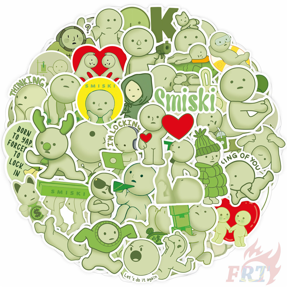 100ชิ้น/เซ็ต สติ๊กเกอร์ SMISKI สติ๊กเกอร์แฟชั่น DIY Doodle Decals ...