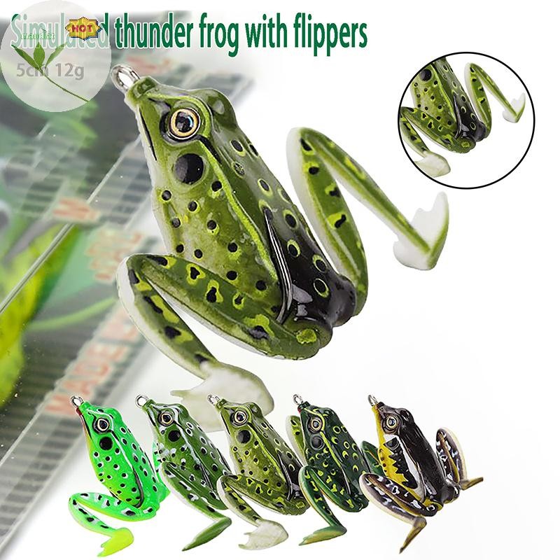 Maud 5 ซม.12g Thunderfrog Road Runner Fishing Lure กบเหยื่อปลอมตกปลารอก ...