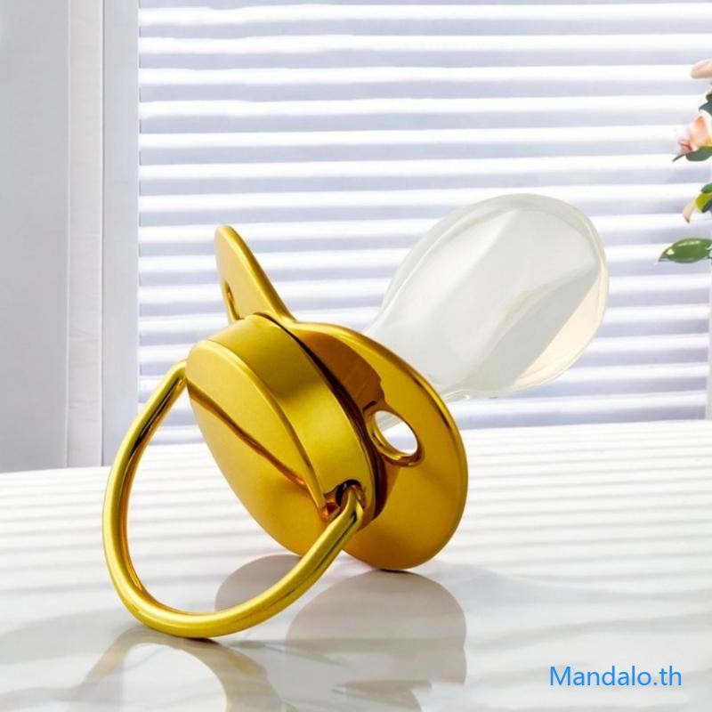 Mandalo.th สบายผู้ใหญ่ Pacifier หัวแบน Soothing Pacifier Chewable Dummy ...