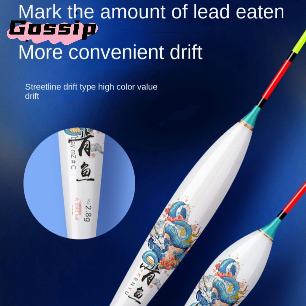GOSSIP Fishing Lure Float, Slip Drift Tube Sensitive Floats Bobbers ...
