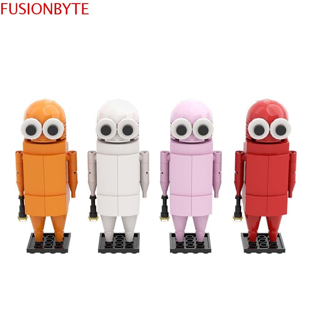 FUSIONBYTE REPO หุ่นยนต์อาคารบล็อก,รูปการ์ตูน REPO ตัวเลขอาคารบล็อก,ตัวเลขการกระทําน่ารัก 12 ซม. ...