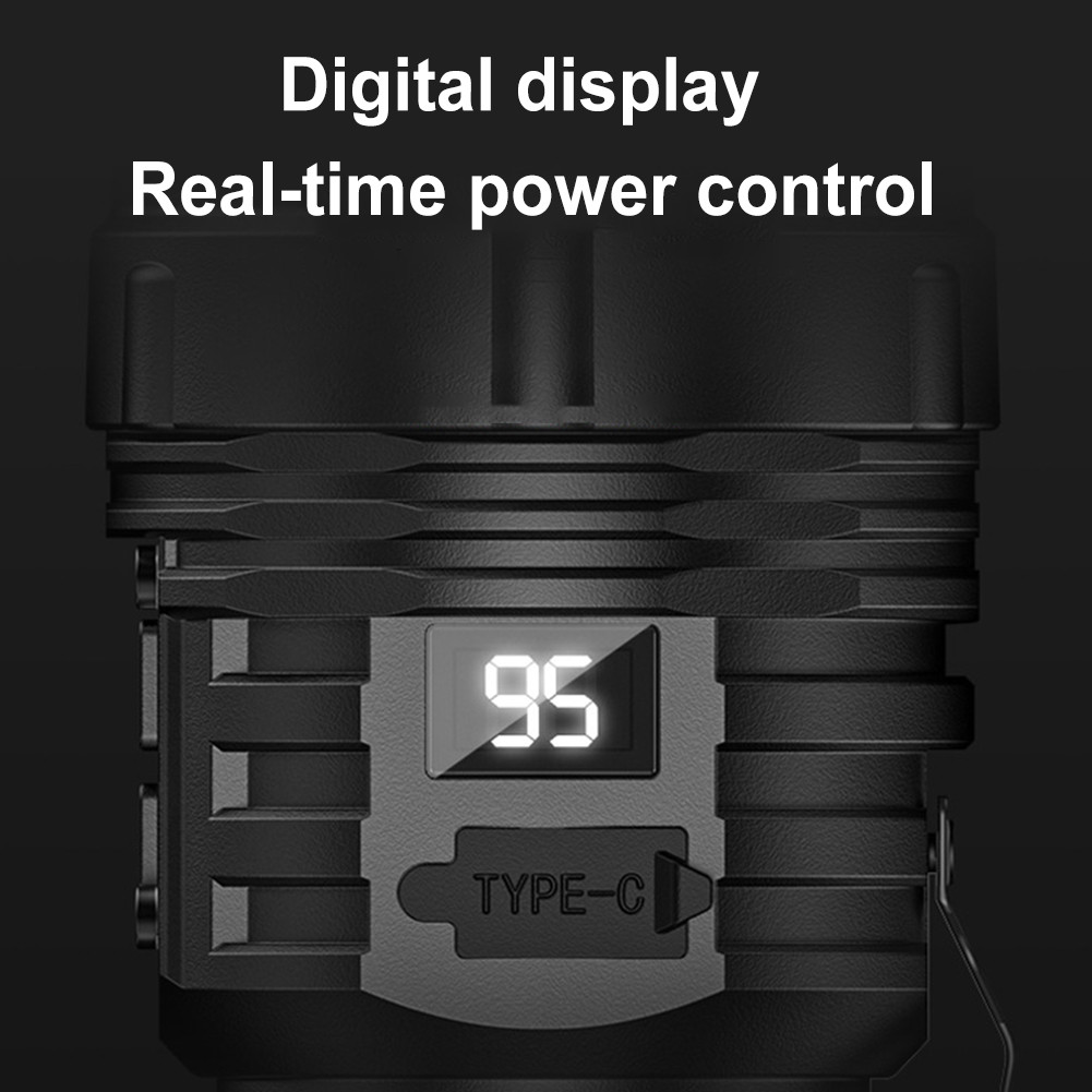 [explosion1.th] ไฟฉาย LED แบบพกพาขนาดเล็ก USB ชาร์จจอแสดงผลไฟฉุกเฉิน ...