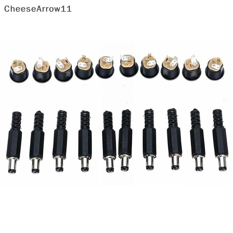 Che 1 ชุด 10 คู่ 12V 3A ปลั๊กชาย + หญิงแผงซ็อกเก็ต Mount Jack DC ...