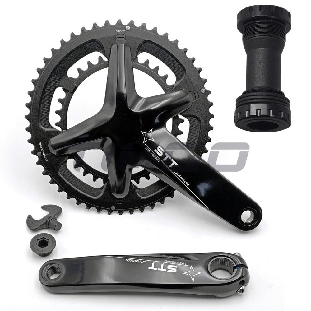 Jiankun แผนที่จักรยานพับ STT Series 211/12 ความเร็ว Hollowtech Crankset ...