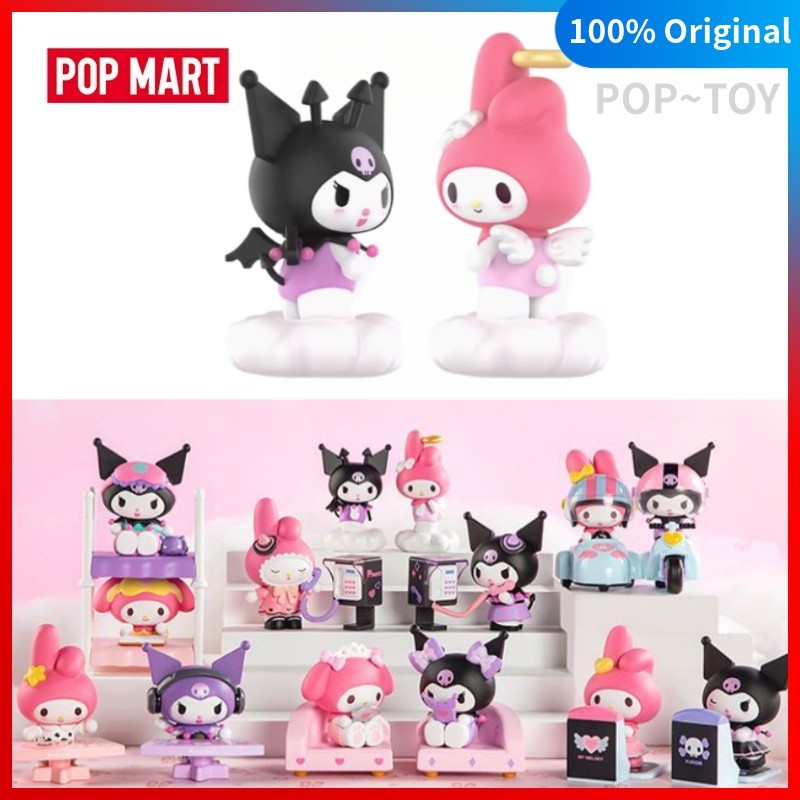 POPMART Sanrio Characters Sweet Besties Series Figure Kuromi Blind Box ...