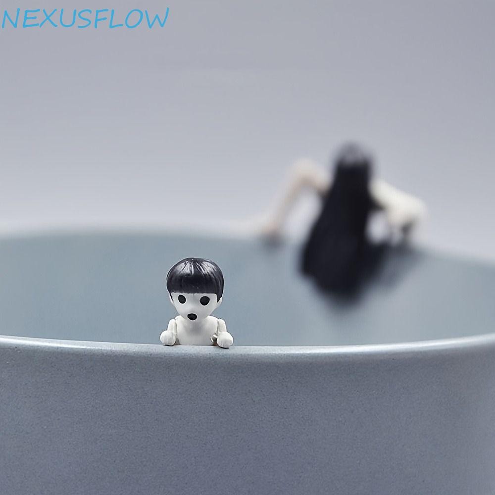 Nexusflow Sadako รุ่น, Spooky พลาสติกสยองขวัญญี่ปุ่นสะสม,ชั้นวางตกแต่ง ...