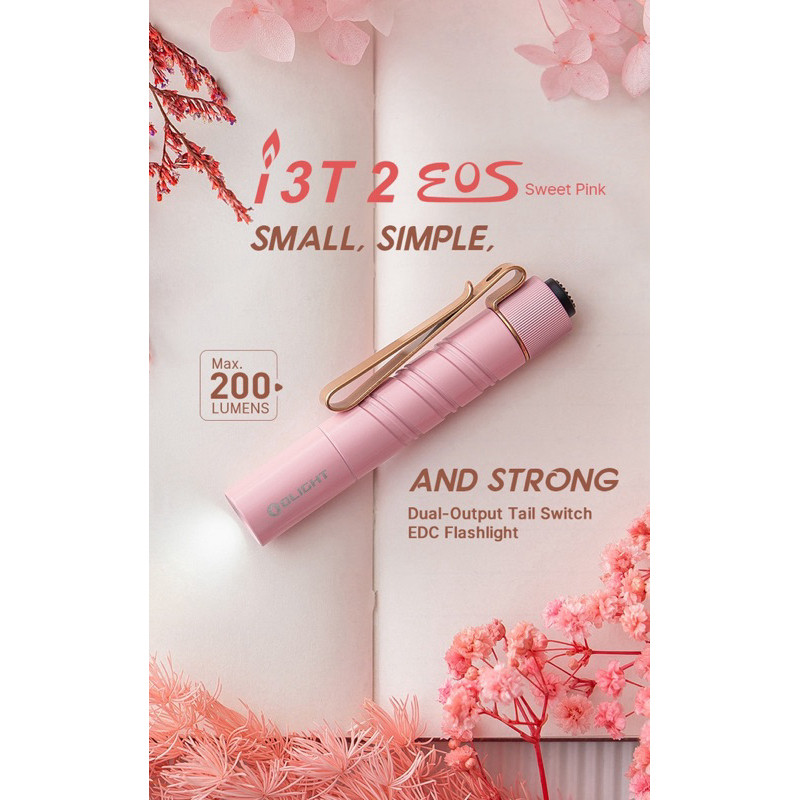 ไฟฉาย OLIGHT i3T 2 EOS Sweet Pink | Shopee Thailand