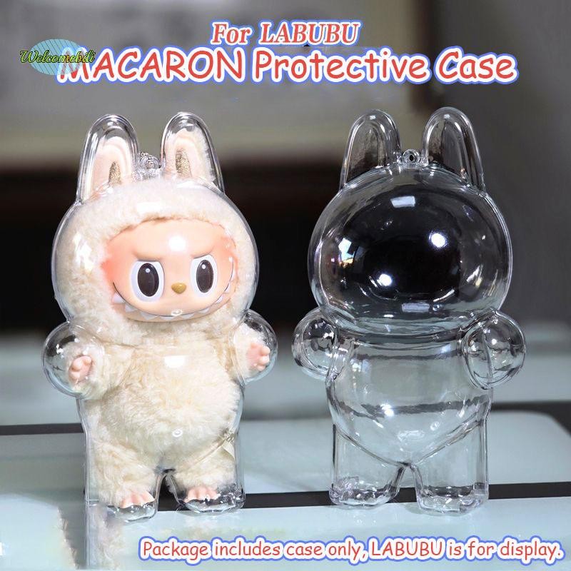 [ยินดีต้อนรับ] Labubu MACAROON เคสใส Labubu Plastic Case Backpack Ch ...
