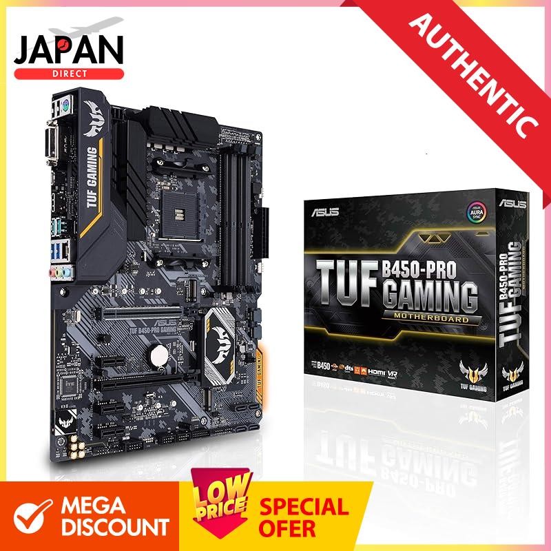 ASUS AMD B450 AM4 motherboard TUF B450-PRO GAMING [ATX] [Compatible with 3rd generation AMD ...