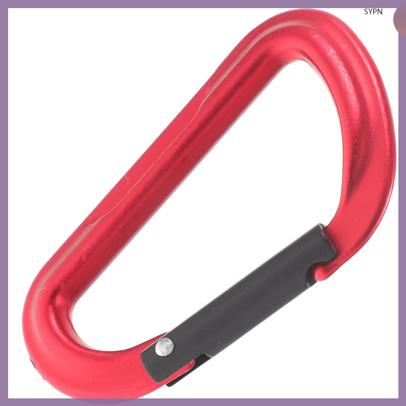 D-type แขวนหัวเข็มขัดดึงจับ Key Chain Hooks Camping อลูมิเนียมสําหรับคา ...