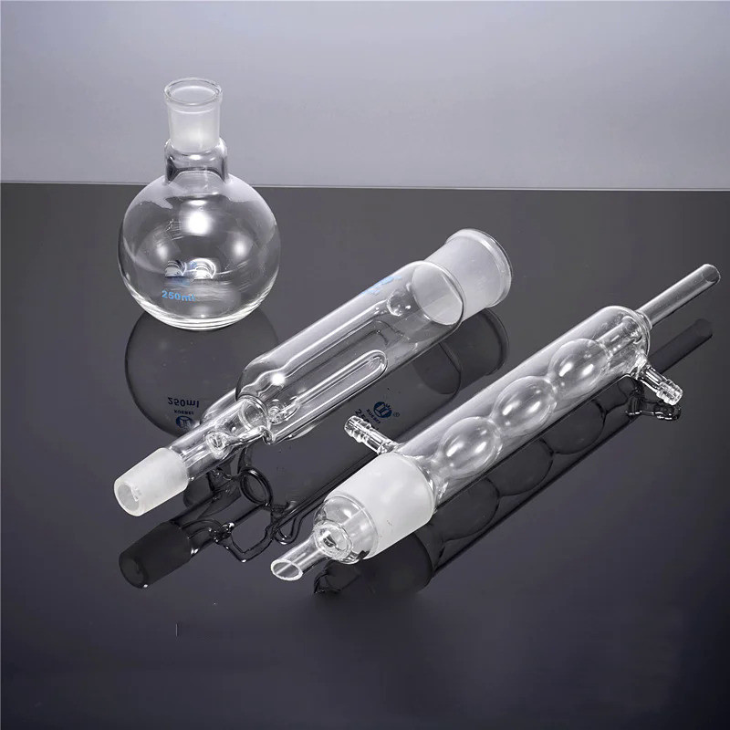 250ml Glass Soxhlet extractor,Extraction Apparatus soxhlet with bulbed ...