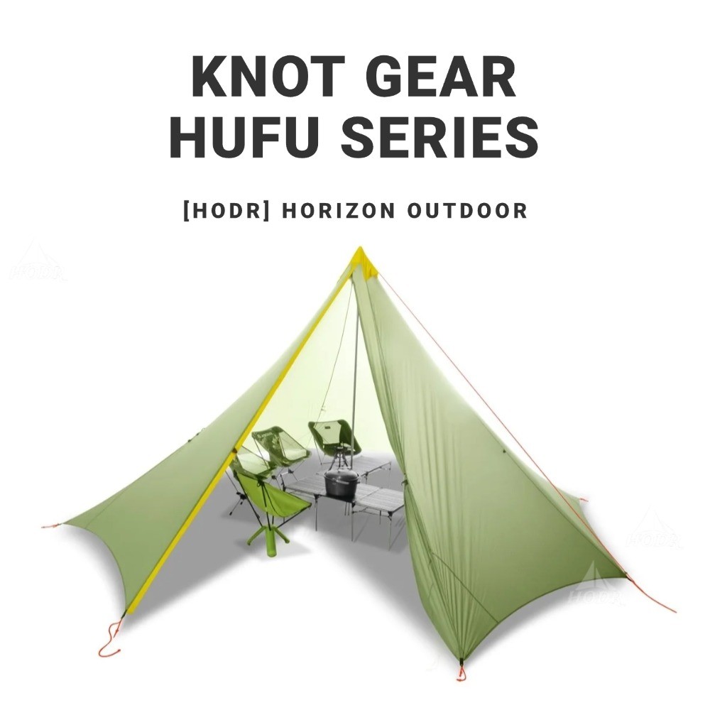 [HODR] Knot GEAR HUFU Series 1/2/4/10 คนเต็นท์ Ultralight Camping ...