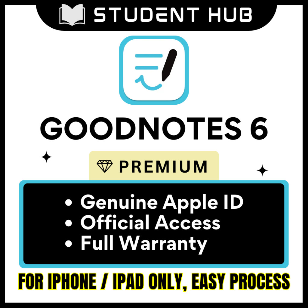 ⚡️𝐅𝐀𝐒𝐓 𝐃𝐄𝐋𝐈𝐕𝐄𝐑𝐘⚡️ Goodnotes 6 Premium 100% Original Productivity App ...
