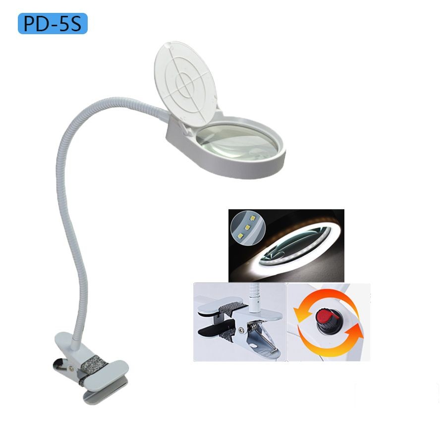 ไฟแว่นขยาย PD-5S อินเทอร์เฟซ USB 10X | Shopee Thailand