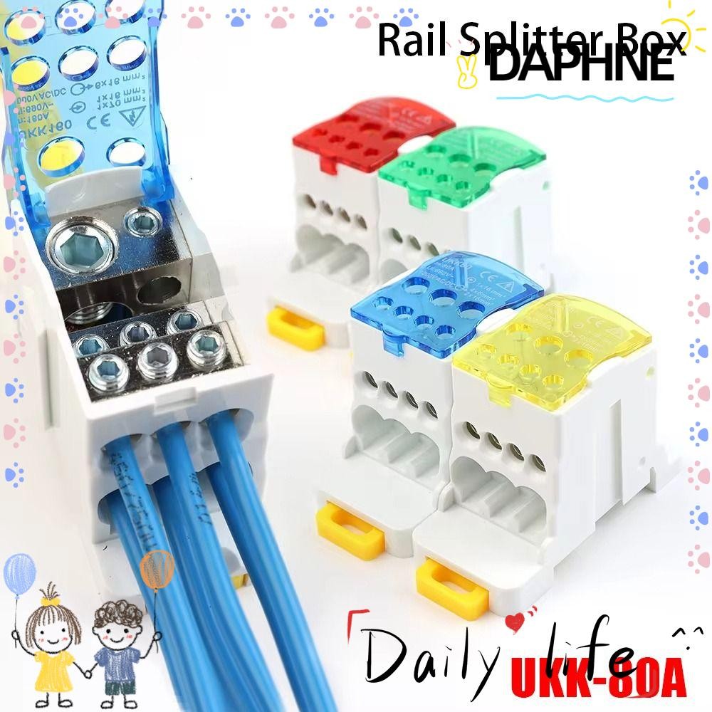 Daphne 1 ชิ้น UKK-80A Splitter Box, Junction Din High-Current Wire ...