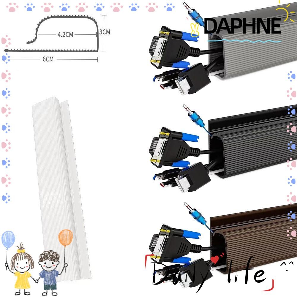 Daphne ฝาครอบสายไฟบนพื้น, ป้องกันการอัดรีดทนทานตัวป้องกันสายไฟ, ผ้าคลุม ...