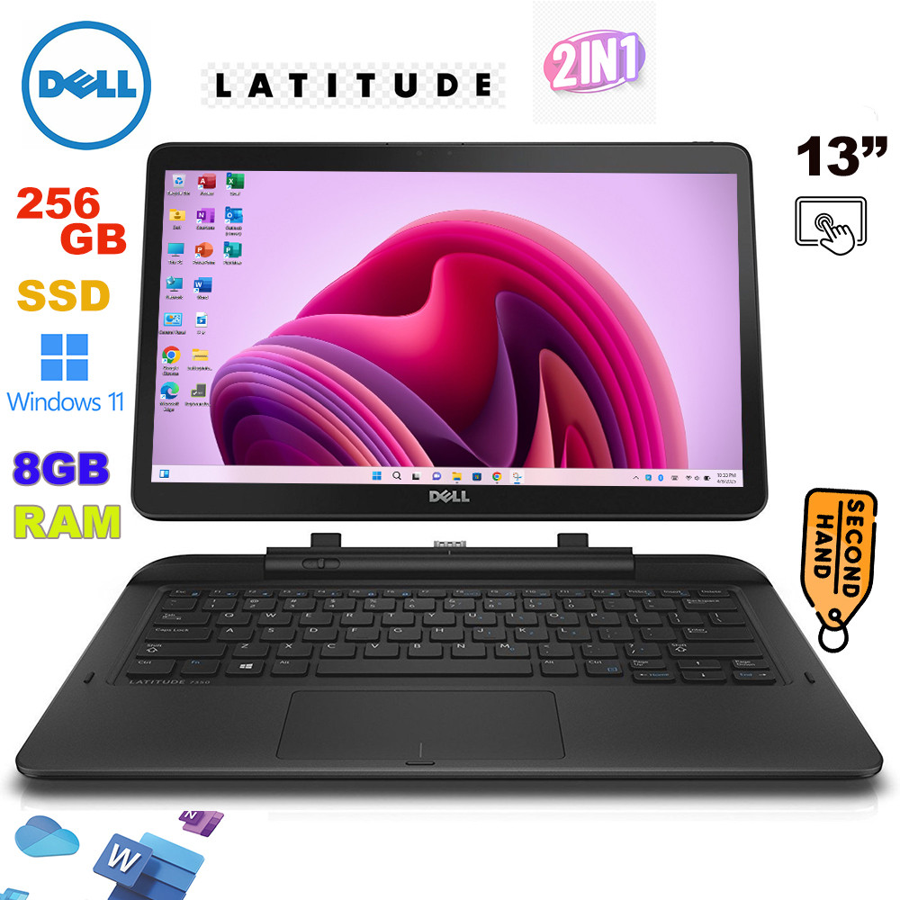 Dell Latitude 7350 2-in-1 Intel Core M-5Y71 8GB RAM 256GB SSD 13 นิ้ว ...