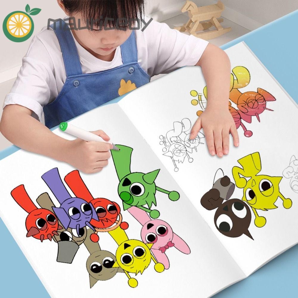 Mauriceoya Sprunki สมุดระบายสีการ์ตูน, ภาพวาด Tracing Graffiti Copy ...