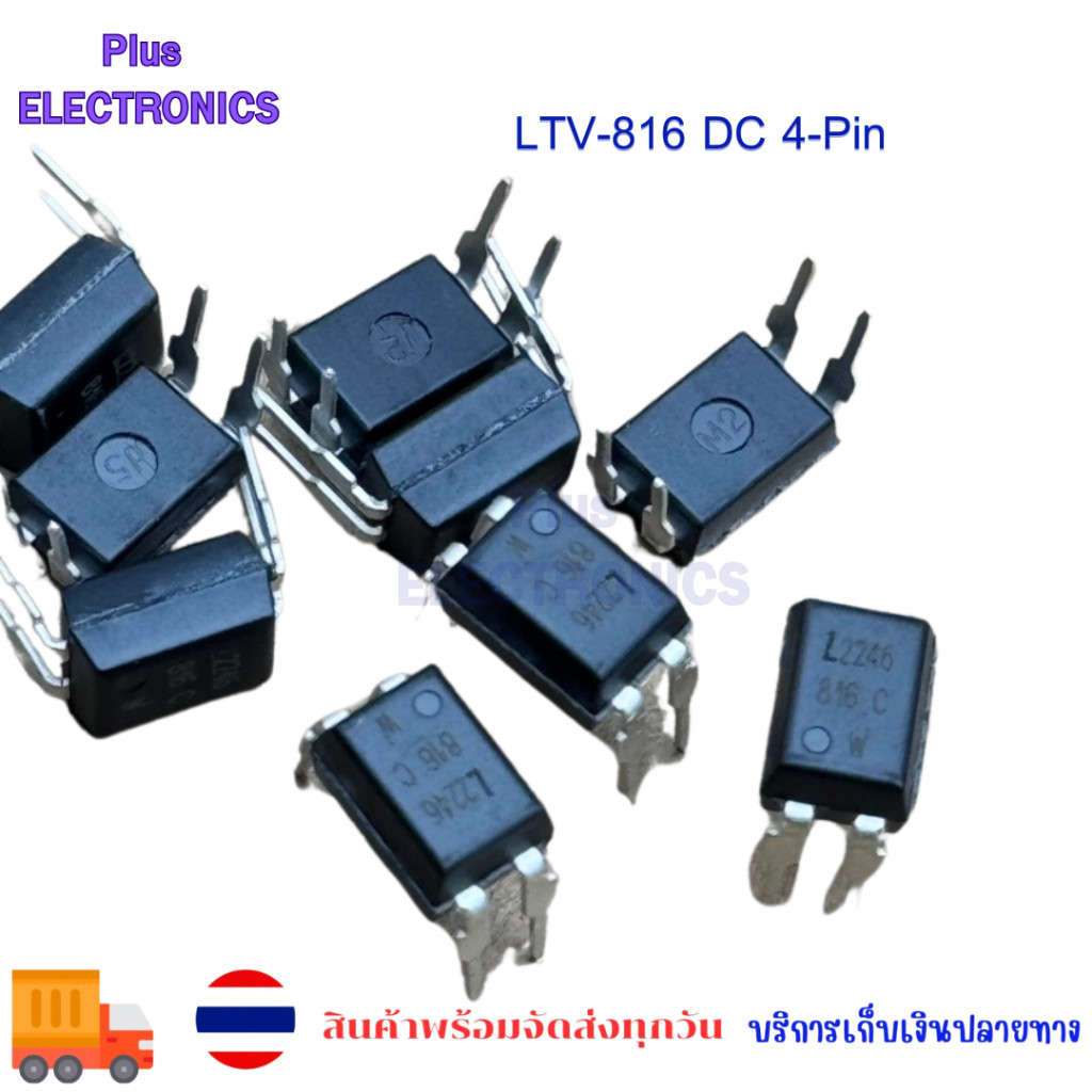 LTV-816 DC Input Transistor Output Optocoupler Through Hole 4-Pin DIP or other Optocouplers ...