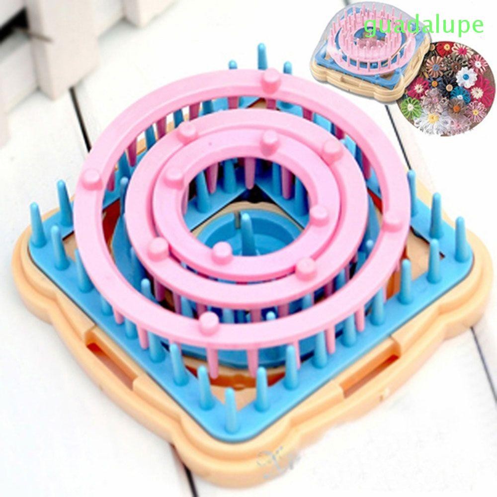 GUADALUPE Flower Loom Craft ถักหัตถกรรมเย็บ Daisy Pattern Loom ถักเส้น ...