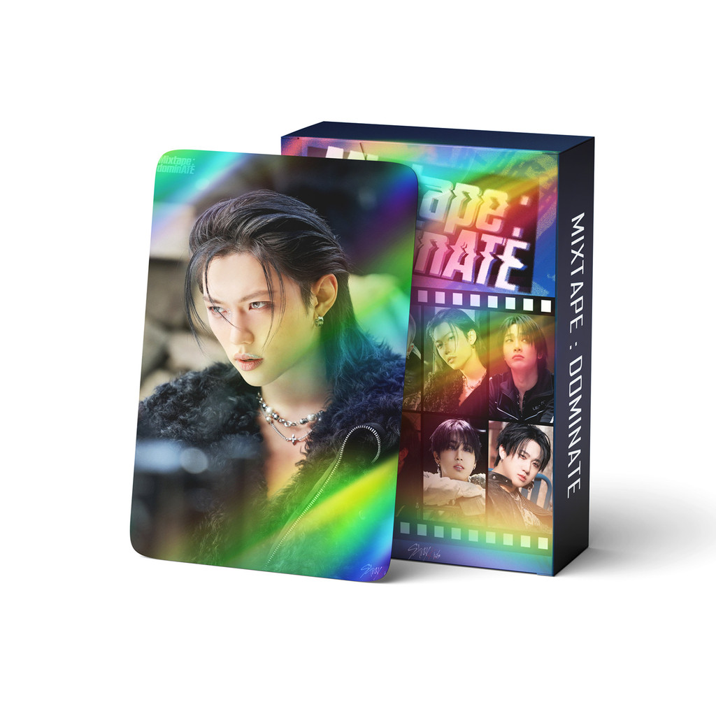 STRAY KIDS SKZ Mixtape dminATE Project Holographic Laser การ์ด Lomo HOP ...