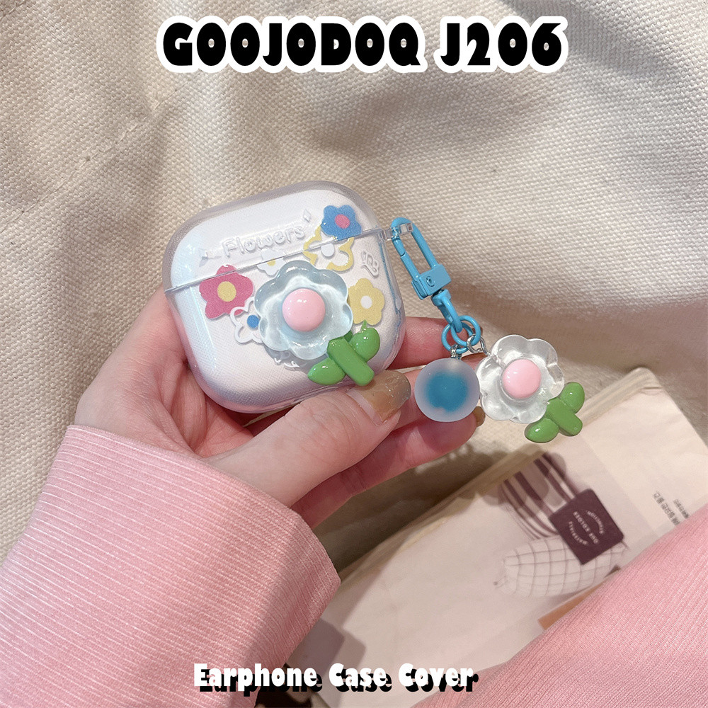 【Case Home】นําไปใช้กับ GOOJODOQ J206 เคส Case เคสหูฟัง การ์ตูนน้ําเย็น ซิลิโคนนุ่ม เคส เคสหูฟัง ...