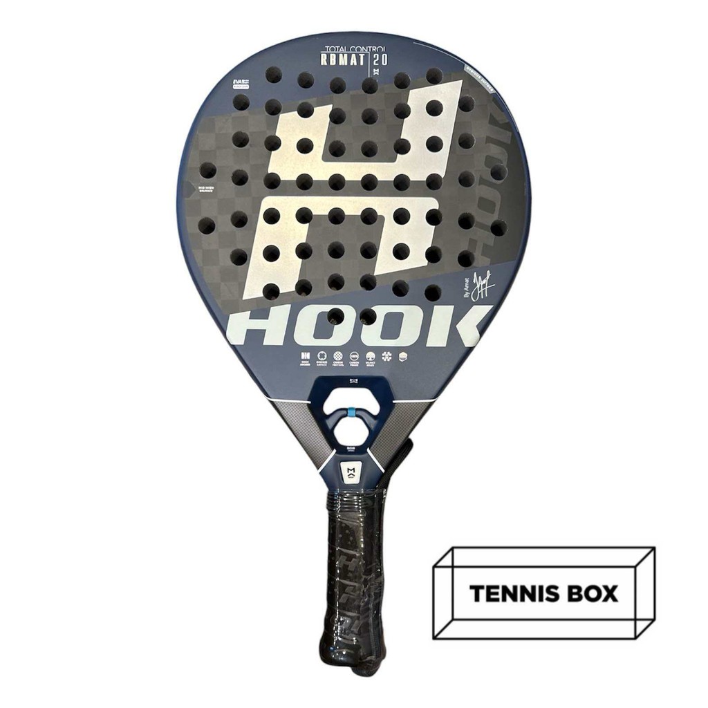 Padel racket ไม้พาเดล Hook RBMAT Control 12K ของแท้ พร้อมส่ง | Shopee ...