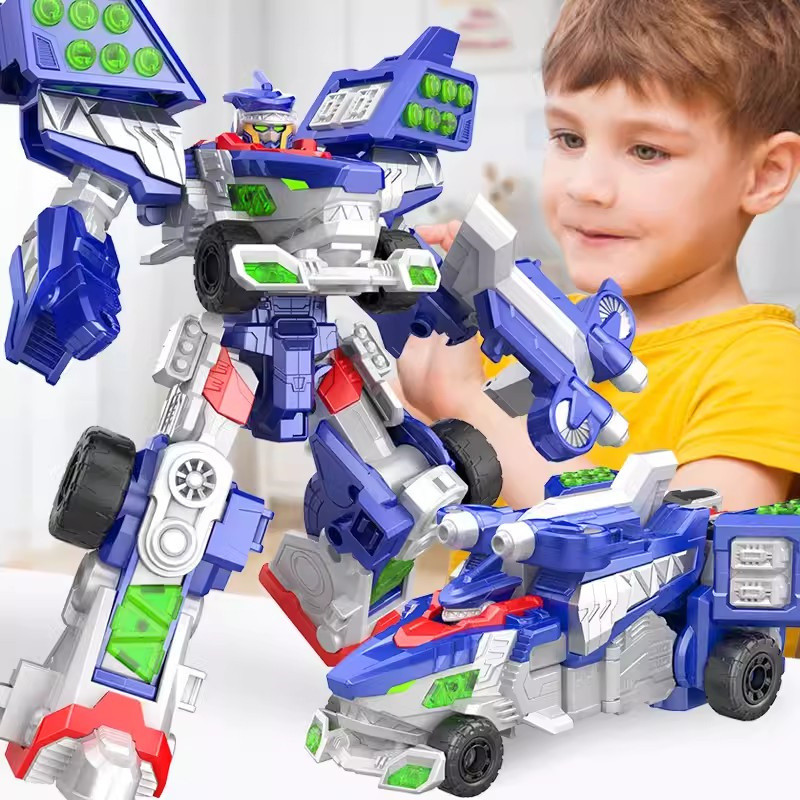 Mini Agent P ของเล่น Beastmaster Power หุ่นยนต์แปลงร่างสำหรับเด็ก Lion ...