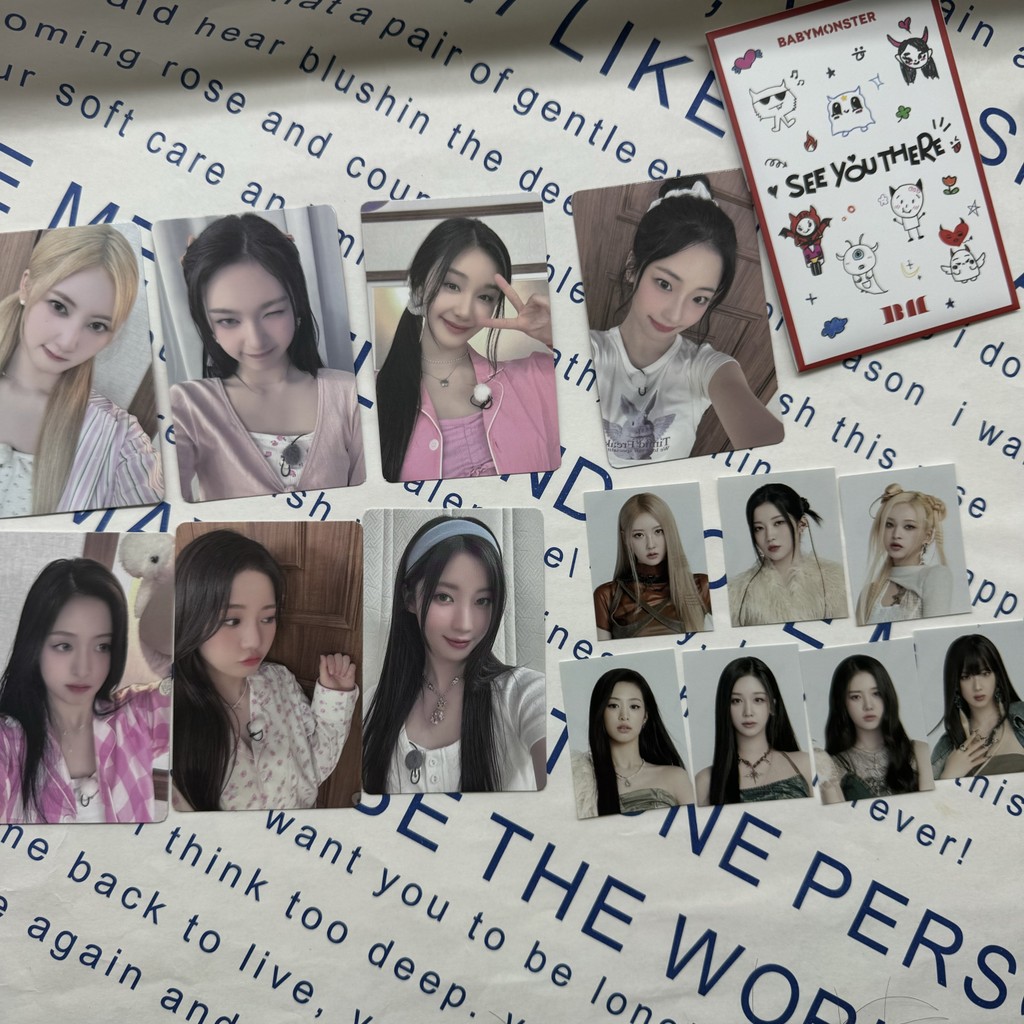 【Official Photocard】babymonster Seoul FM Ahyeon、RAMI、Rora、Pharita ...