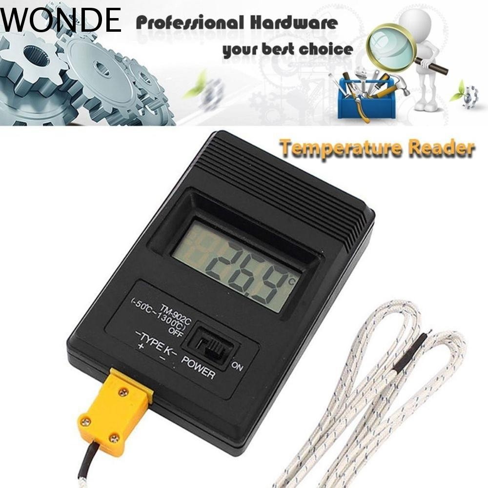 Wonde เครื่องวัดอุณหภูมิ -50C ถึง 1300C Digital Temperature ...