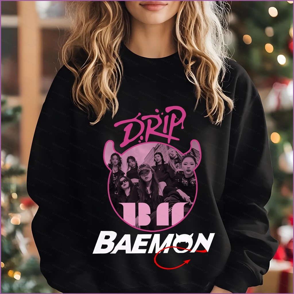 SY1 Babymonster Clik Clak Baemon Drip Sweatshirt อัลบั้ม Ruka Pharita ...