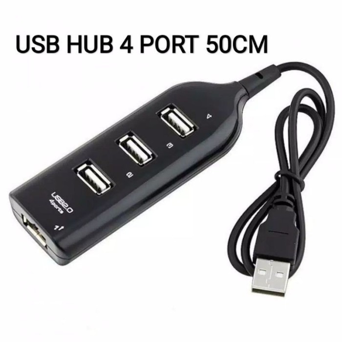 Usb HUB 4 Port DIVIDER usb Terminal 4 in 1 50 cm 4 usb output 2.0 ...