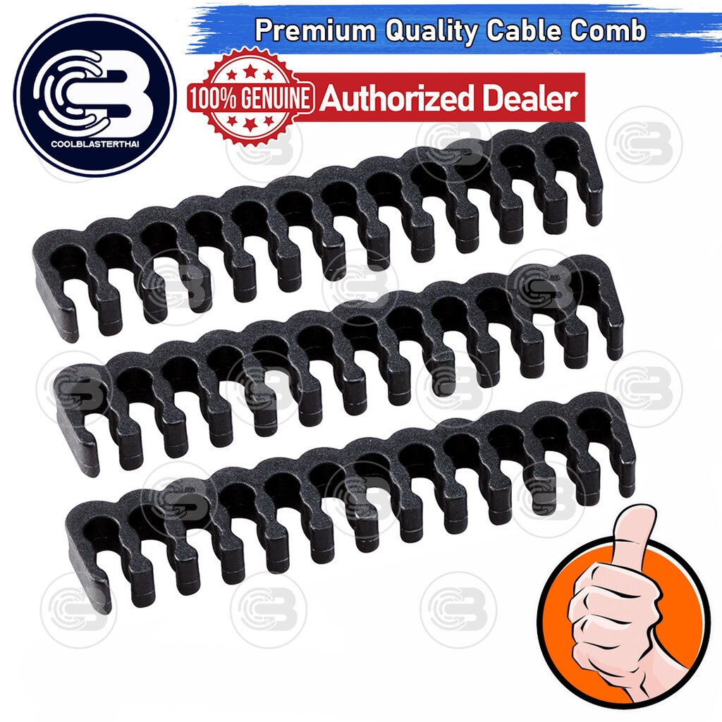 [CoolBlasterThai] 24 Pin ATX BLACK CABLE COMB/HOLDER | Shopee Thailand