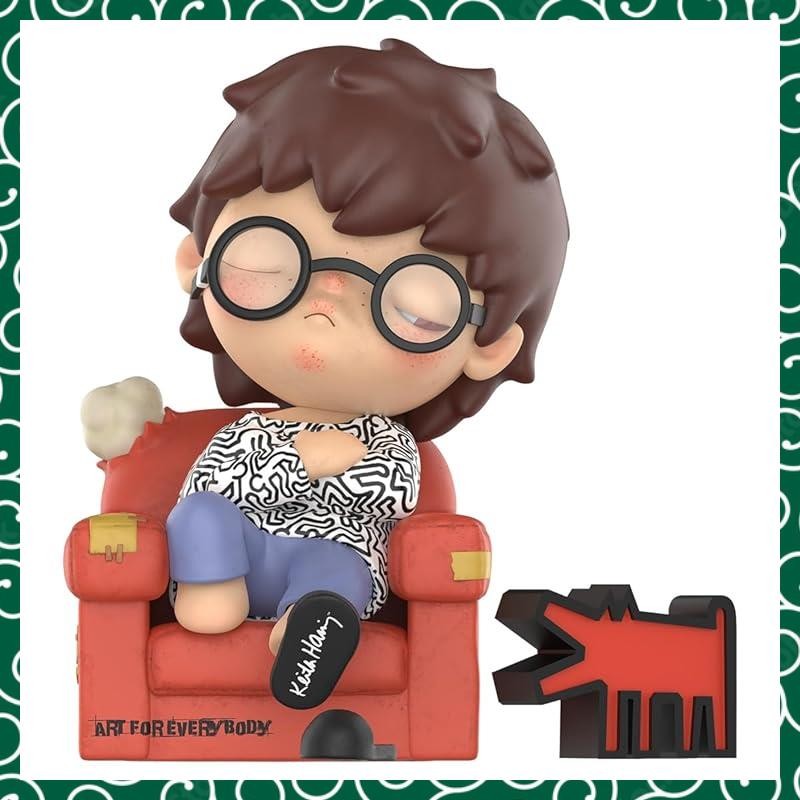 POP MART Hirono x Keith Haring Big Size Pop Mart Gacha Gacha Blind Box ...