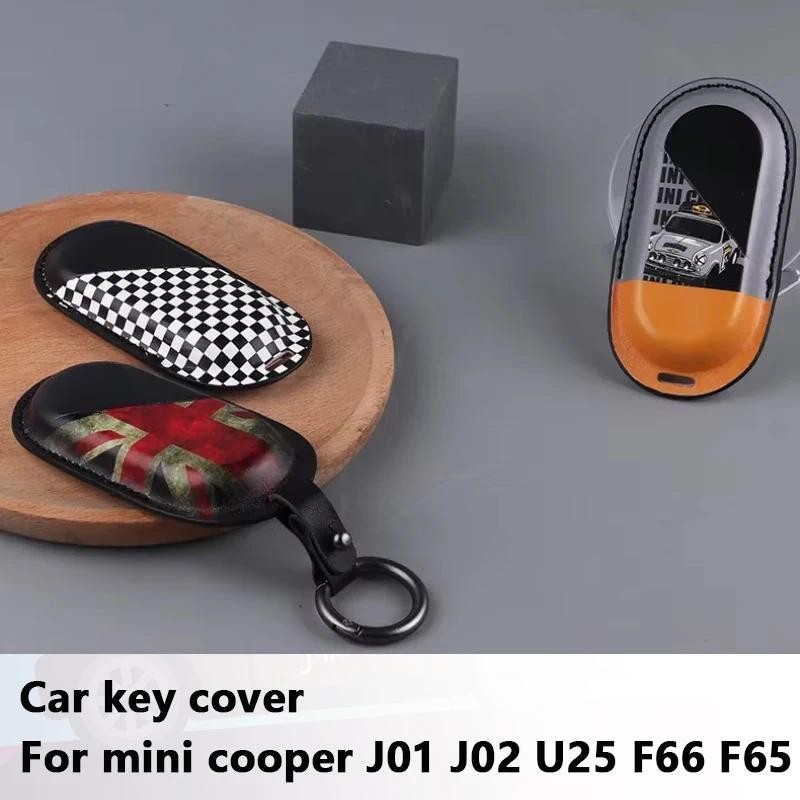 สําหรับ Mini Cooper U25 J01 J02 F65 F66 2023 2024 หนังรถ Key Case ...