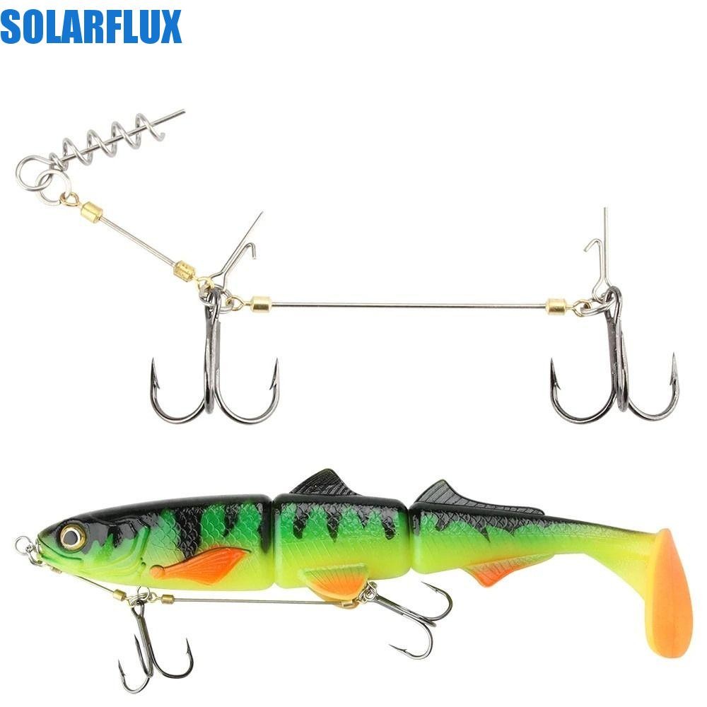 Solarflux String Fishing Hook, ลวดเหล็ก Assist Hook Treble Fish Hook ...