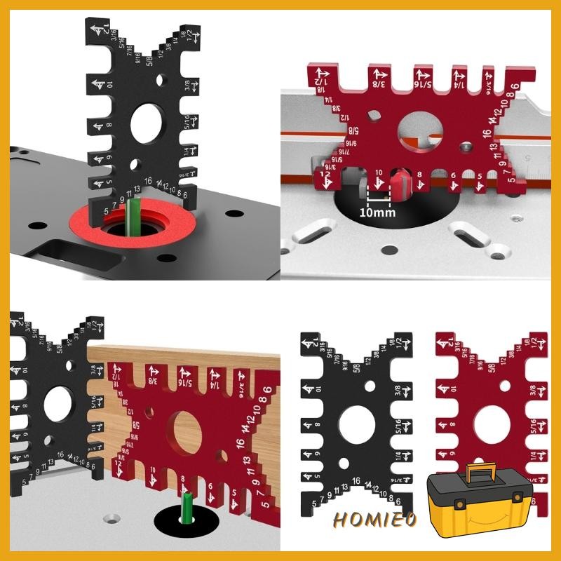 Homie0 Dovetail Jig Caliper Machine เครื่องมืออลูมิเนียมงานไม้ Tenon ...