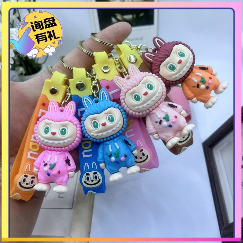 กระเป๋าเป้พวงกุญแจ Labubu จี้กระเป๋า จี้เสน่ห์ พวงกุญแจ ของขวัญ UTYF ...